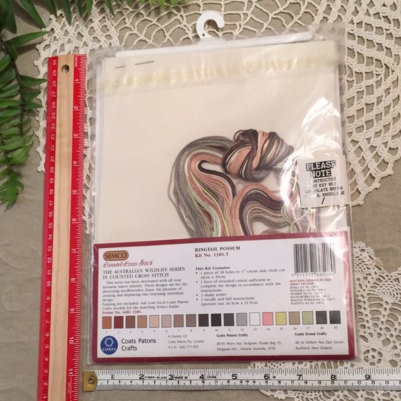 Office | Australian Ringtail Possum Cross Stitch Kit New | Poshmark